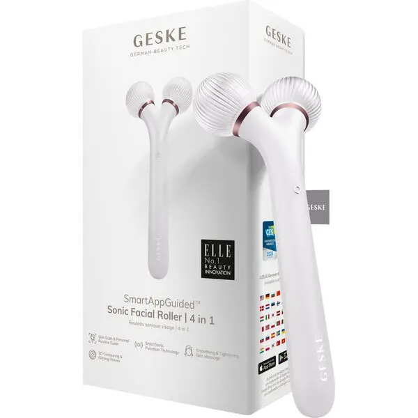 GESKE Smartappguided Sonic Facial Roller | 4 In 1 - Starlight