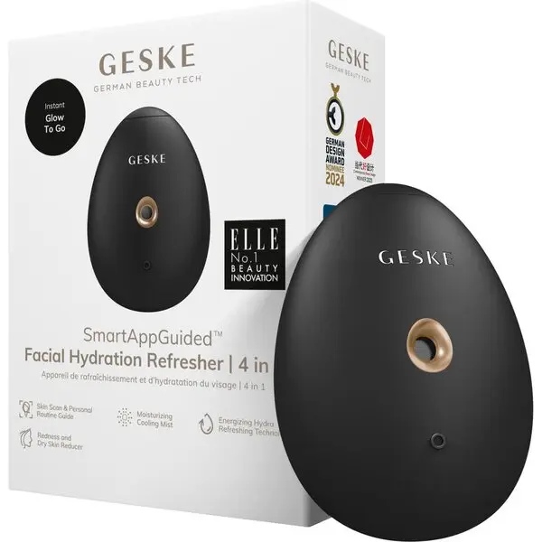 GESKE Smartappguided Facial Hydration Refresher | 4 In 1 - Gray