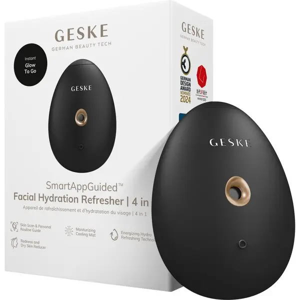 GESKE Smartappguided Facial Hydration Refresher | 4 In 1 - Gray