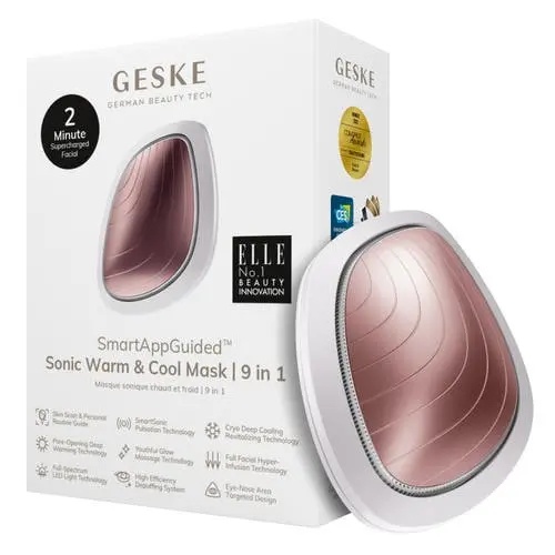 GESKE Smartappguided Sonic Warm & Cool Mask | 9 In 1 - Starlight