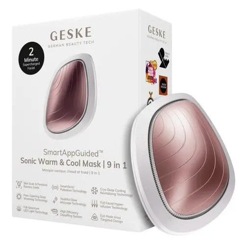 GESKE Smartappguided Sonic Warm & Cool Mask | 9 In 1 - Starlight