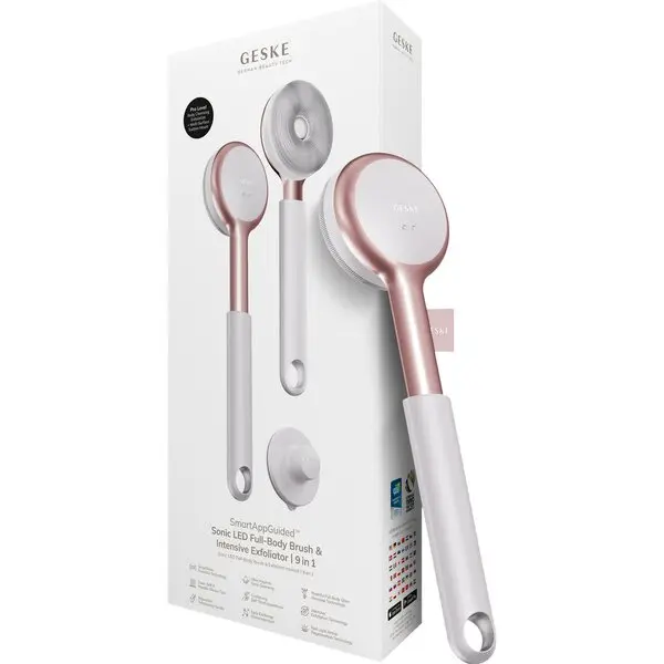 GESKE Smartappguided Sonic Led Full-body Brush & Intensive Exfoliator | 9 In 1 - Starlight
