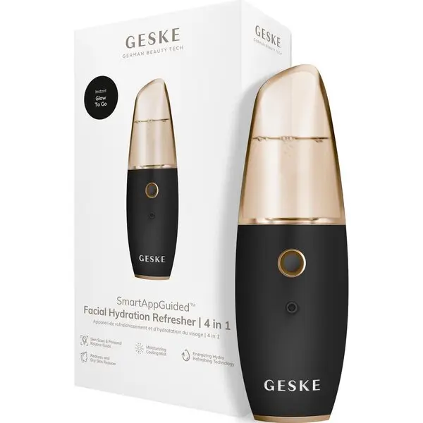 GESKE Smartappguided Facial Hydration Refresher | 4 In 1 - Gray