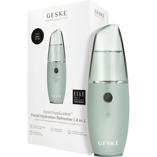 GESKE Smartappguided Facial Hydration Refresher | 4 In 1 - Green
