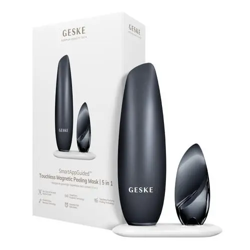 GESKE Smartappguided Touchless Magnetic Peeling Mask | 5 In 1 - Black