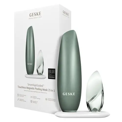 GESKE Smartappguided Touchless Magnetic Peeling Mask | 5 In 1 - Green