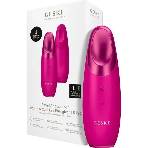 GESKE Smartappguided Warm & Cool Eye Energizer | 6 In 1 - Magenta