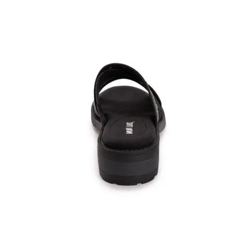MUK LUKS Vittoria Sandal - Black