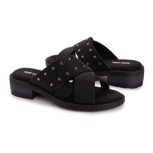 MUK LUKS Vittoria Sandal - Black