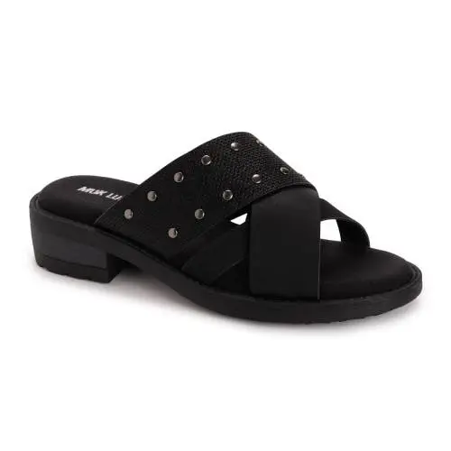 MUK LUKS Vittoria Sandal - Black