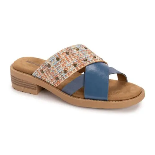 MUK LUKS Vittoria Sandal - Multi Blue