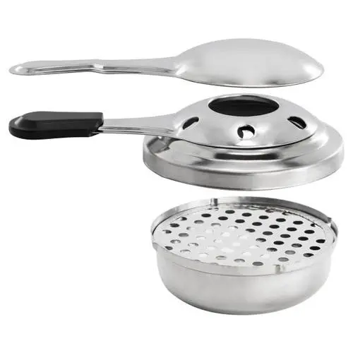 MEGACHEF Enameled Cast Iron Fondue Pot With 6 Serving Forks