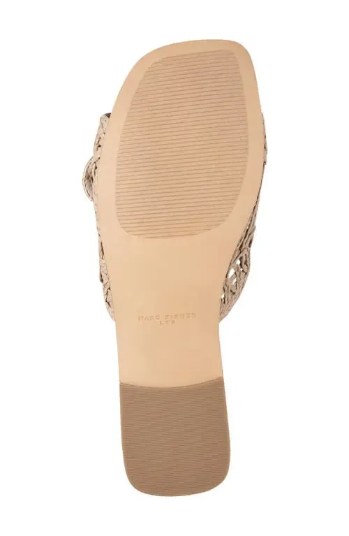 Marc Fisher Nacole Slide Sandal - Tan