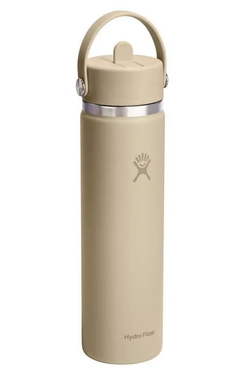 HYDRO FLASK 24-ounce Wide Mouth Flex Straw Cap Bottle - Oat