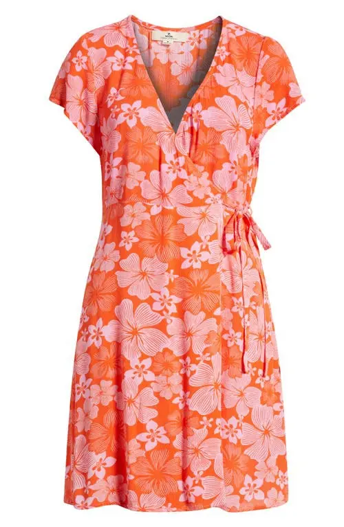 Rip Curl Aloha State Wrap Mini Dress