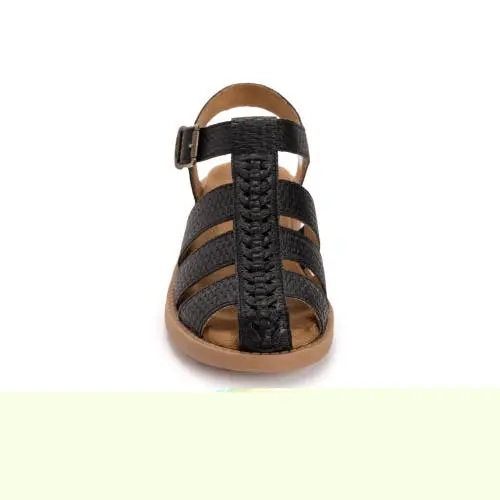 MUK LUKS Fisherman Sandal - Black