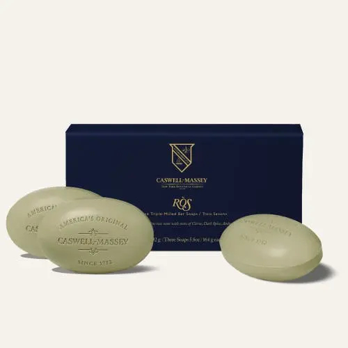CASWELL-MASSEY Ròs Bar Soap - 3-soap Set