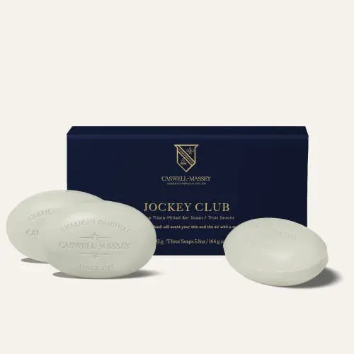 CASWELL-MASSEY Jockey Club Bar Soap - 3-soap Set