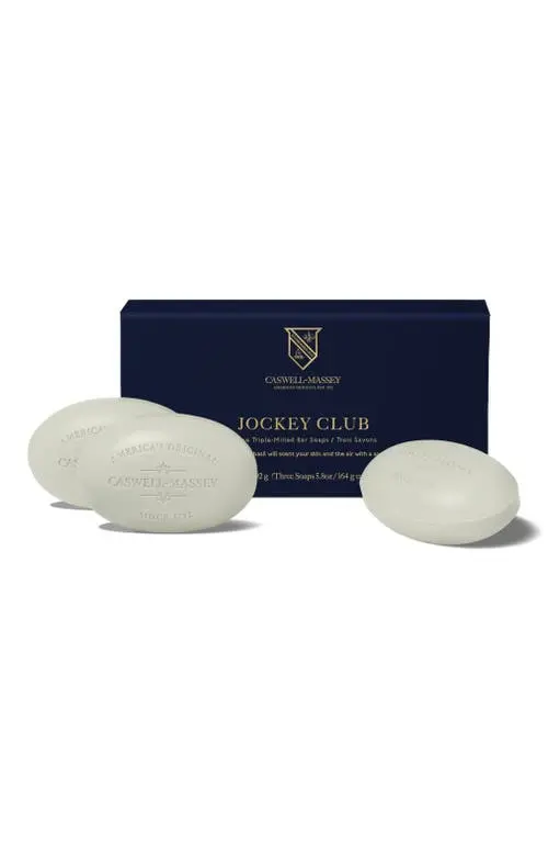 CASWELL-MASSEY Jockey Club Bar Soap - 3-soap Set