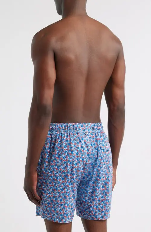 Johnnie-o Printed Swim Trunks - Navy