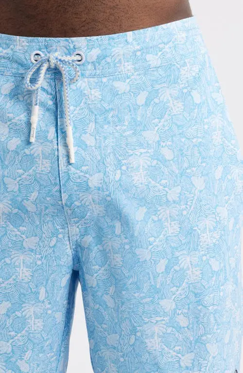 Johnnie-o Printed Swim Trunks
