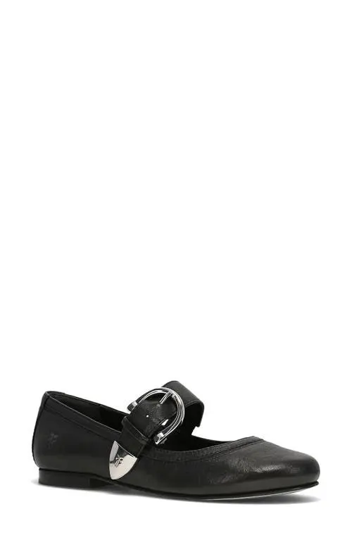 THE FRYE COMPANY Carson Mary Jane Flat - Black