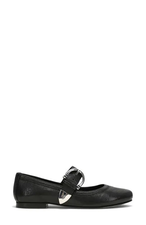 THE FRYE COMPANY Carson Mary Jane Flat - Black