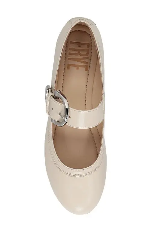 THE FRYE COMPANY Carson Mary Jane Flat - Ecru