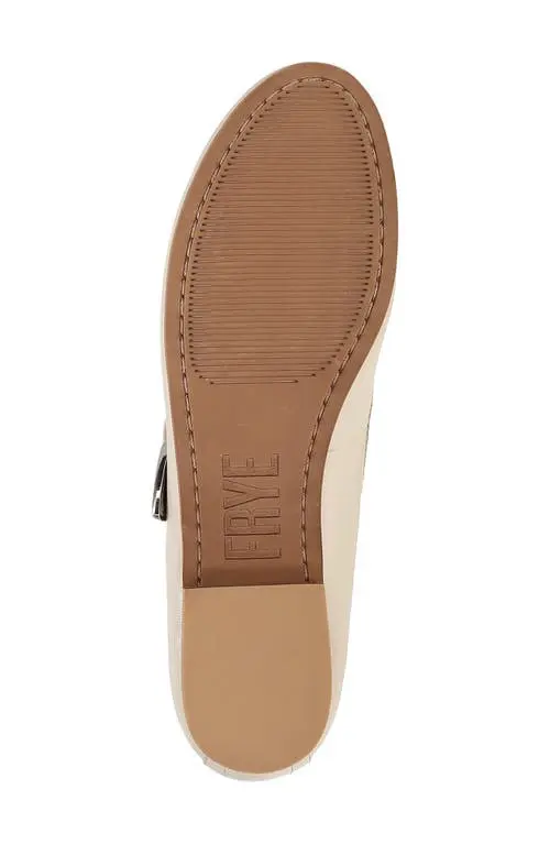 THE FRYE COMPANY Carson Mary Jane Flat - Ecru