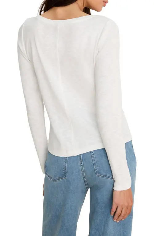 NIC+ZOE Long Sleeve Boat Neck Top