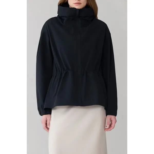 Soia & Kyo Ria Stretch Nylon Jacket With Stowaway Hood