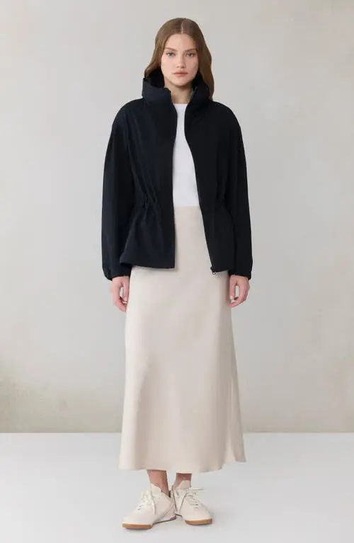 Soia & Kyo Ria Stretch Nylon Jacket With Stowaway Hood
