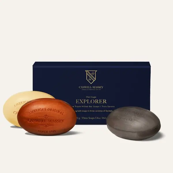 CASWELL-MASSEY Sandalwood Explorer Soap Set - Regular
