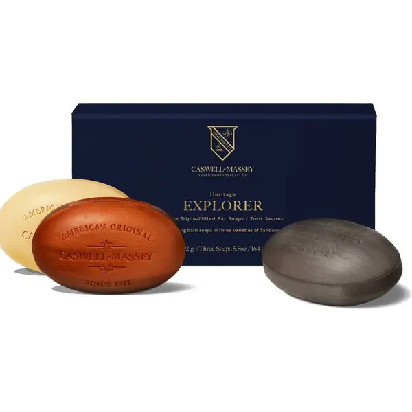 CASWELL-MASSEY Sandalwood Explorer Soap Set - Regular