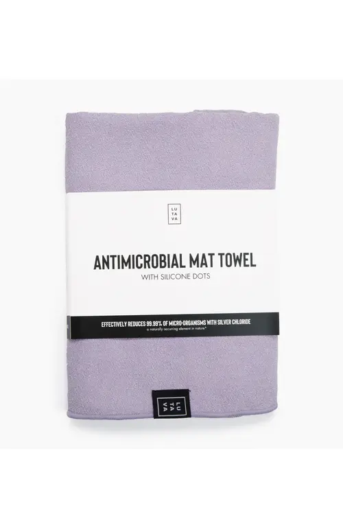 LUTAVA Antimicrobial Non Slip Fitness Towel4 Pack - Lavender
