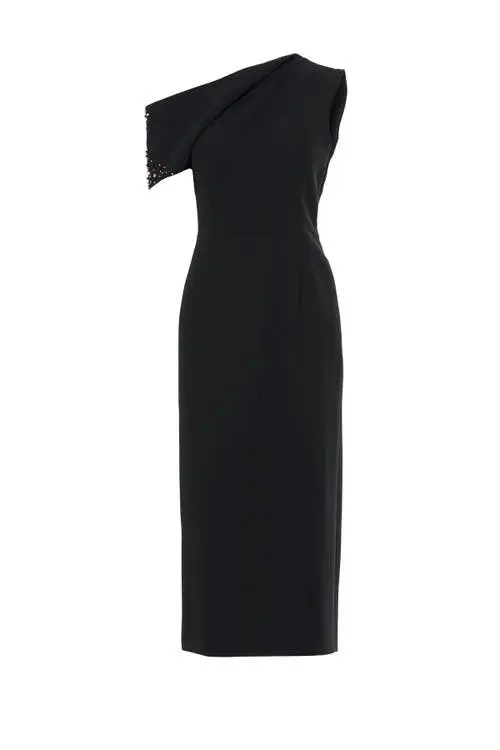 GIZIA Long Dress With Bead Embroidery