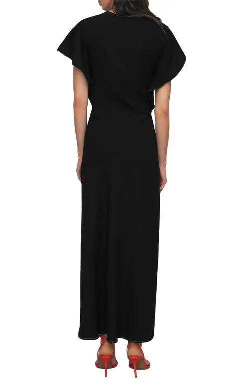 REISS Asymmetric Maxi Dress