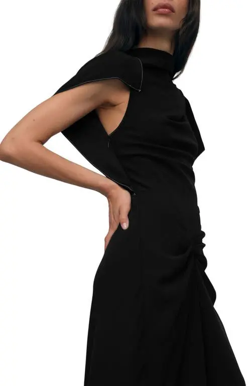 REISS Asymmetric Maxi Dress