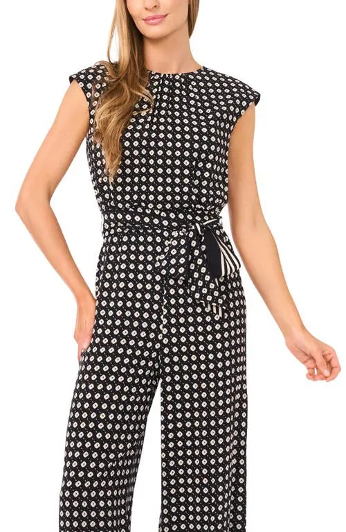Ted Baker London Anya Print Belted Jumpsuit