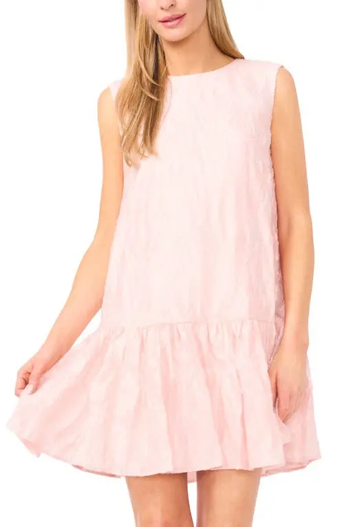 Ted Baker London Floral Jacquard Minidress - Cloud Pink