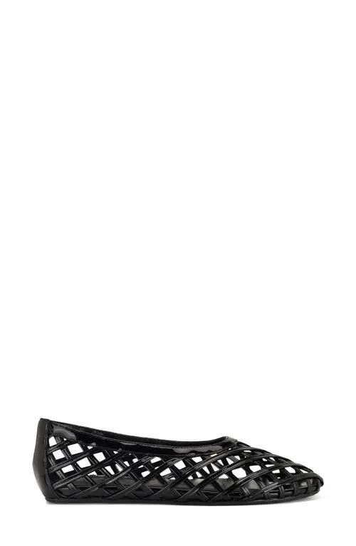 Nine West Dippy Woven Ballet Flat - Black