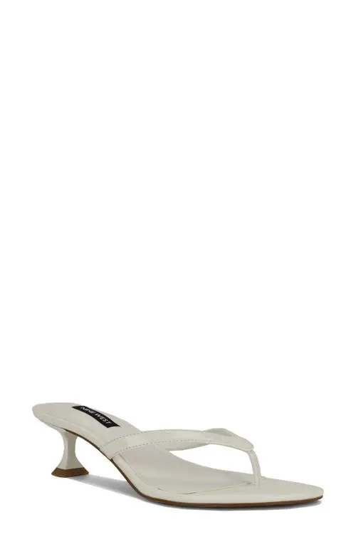 Nine West Kitten Heel Flip Flop