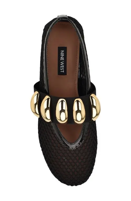 Nine West Dorra Mary Jane Flat - Black