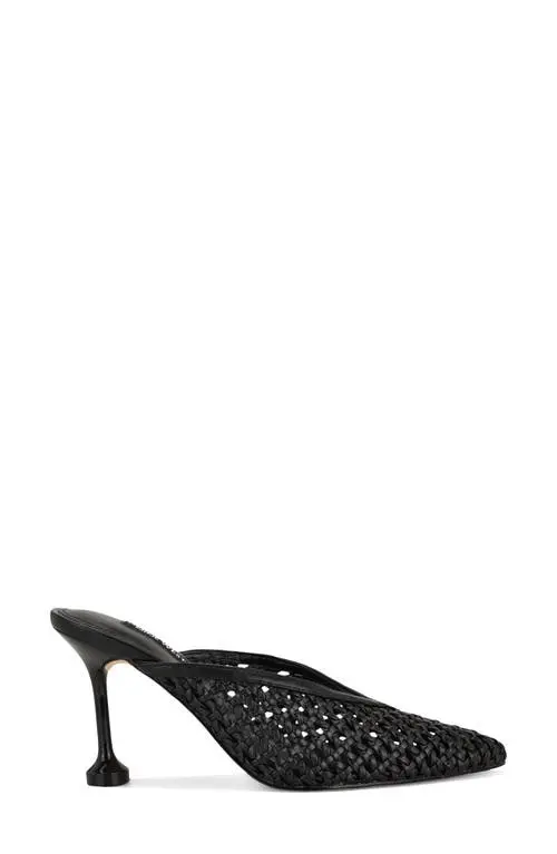 Nine West Woven Mule - Black
