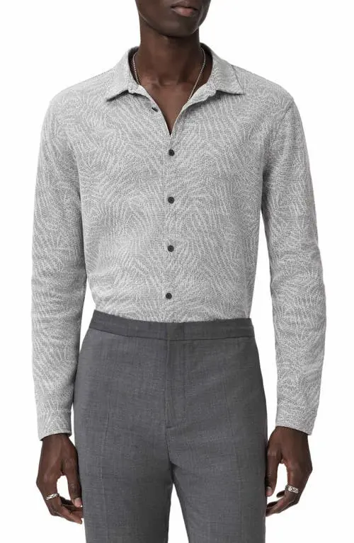 John Varvatos Paladino Jacquard Button-up Shirt