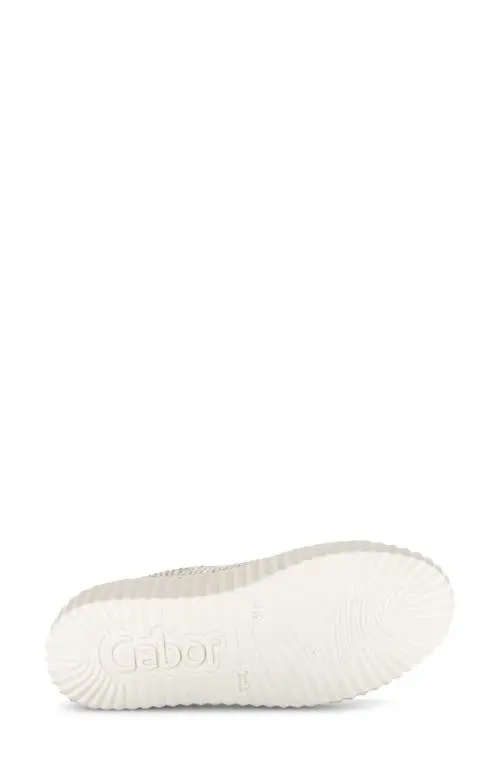 Gabor Woven Platform Sneakers - Oak