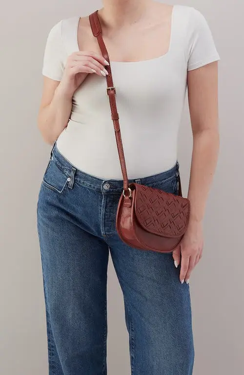 Hobo Small Kiva Leather Crossbody Bag