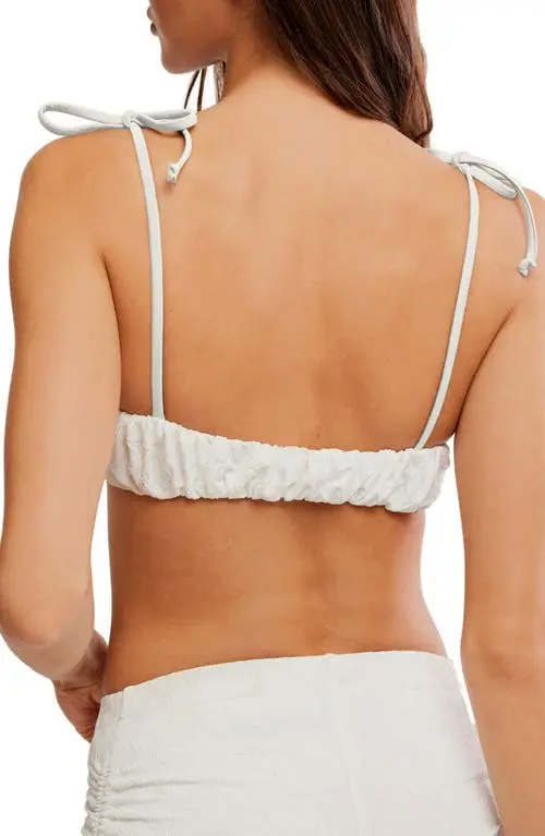 FREE-EST BY FREE PEOPLE Perri Jacquard Bikini Top