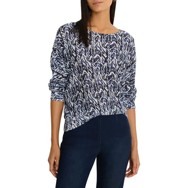 NIC+ZOE Crosshatch Sweater