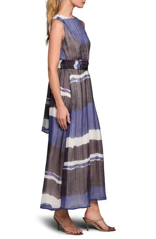 NIC+ZOE Luna Gallery Stripe Sleeveless Maxi Dress